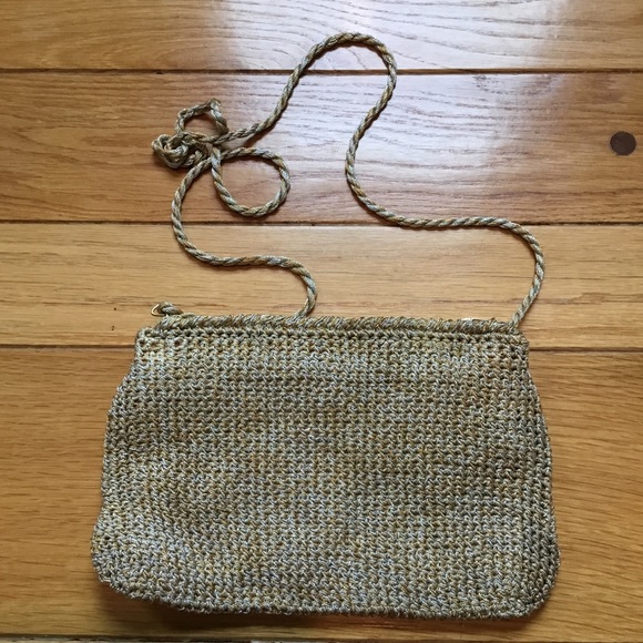 Rodo | Bags | Vintage Rodo Italy Gold Silver Metallic Weave Bag | Poshmark
